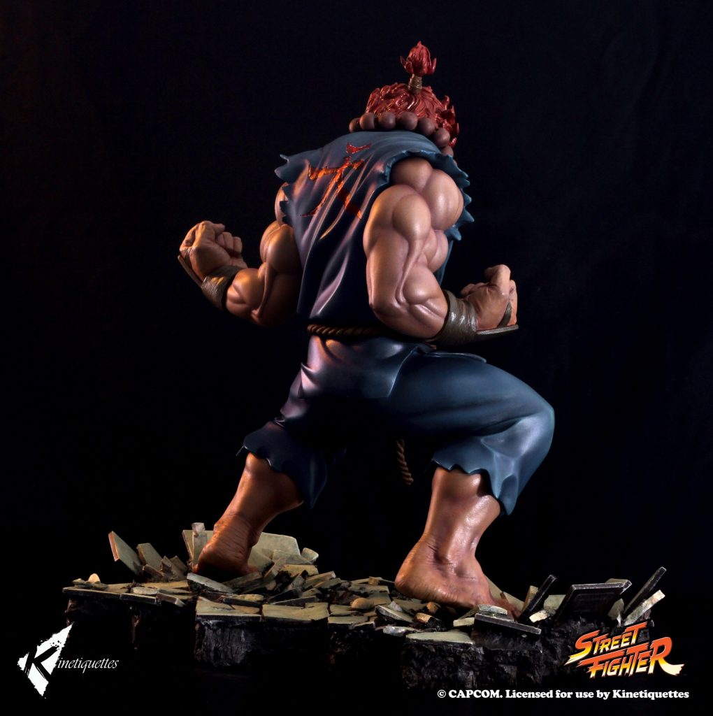 Battle of the Brothers – Akuma / 豪鬼 – Raging Demon diorama – Kinetiquettes